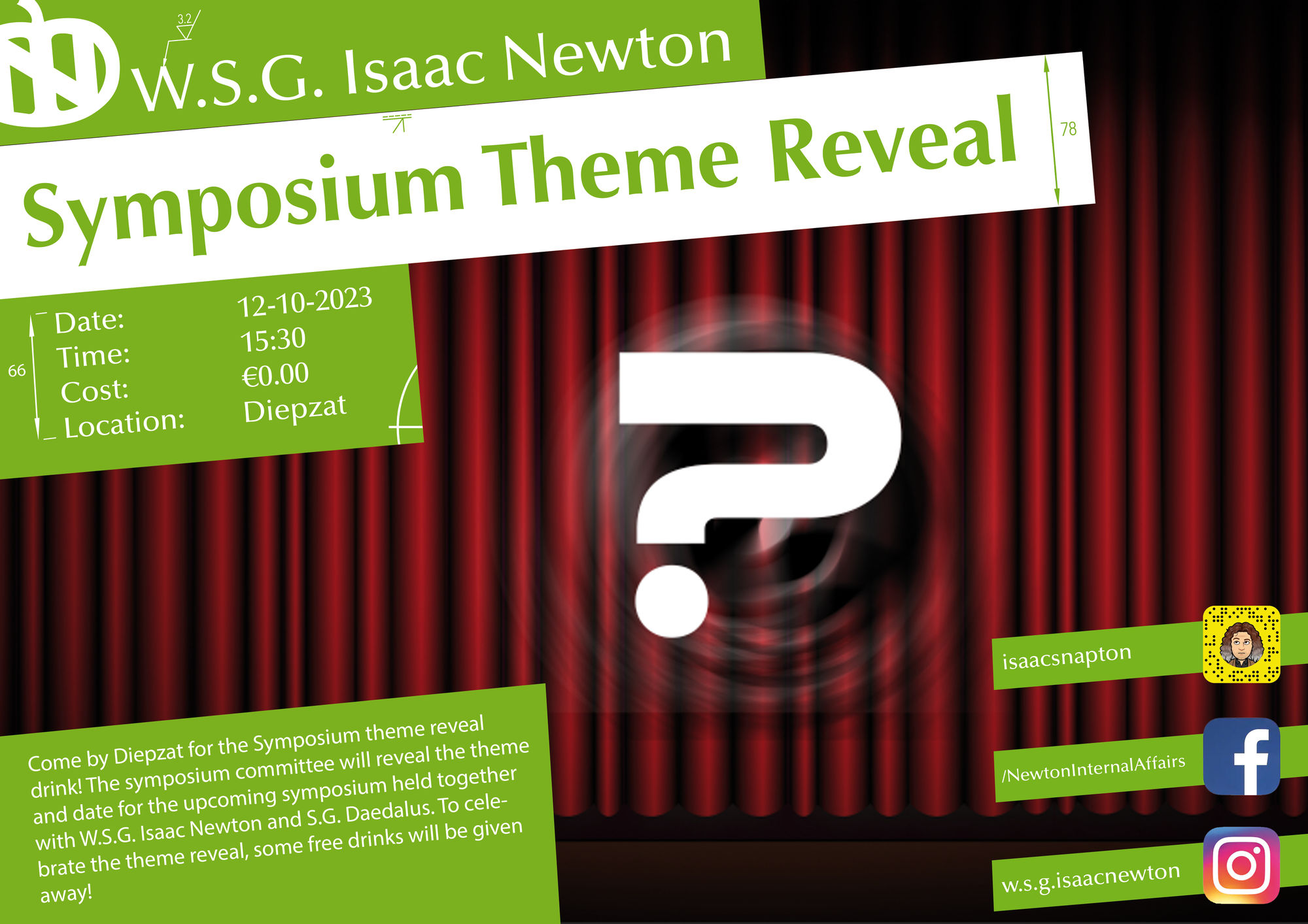 W.S.G. Isaac Newton - Events